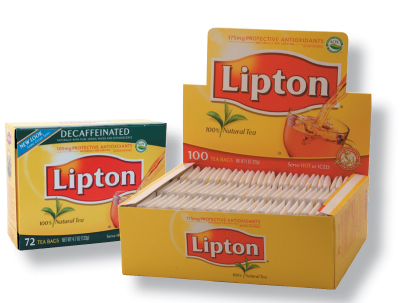 CVCoffee.com. Lipton Tea (Reg or Decaf)